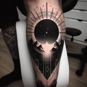 63 High-Contrast Negative Space Tattoos With Open-Ended Meanings And ...