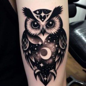 63 High-Contrast Negative Space Tattoos With Open-Ended Meanings And ...